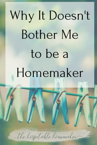 What is a Homemaker Anyway?! ~ Hospitable Homemaker