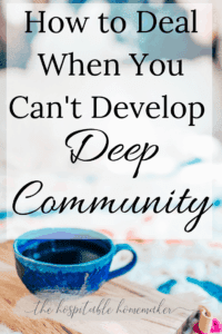 How To Deal When You Can't Develop Deep Connection