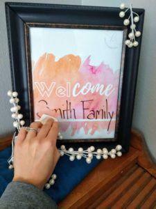 Welcome Sign Printable for Boosting Welcome in Your Home