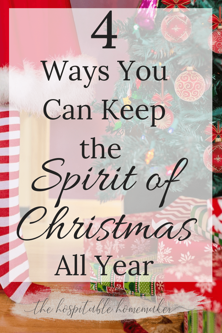How to Carry on the Spirit of Christmas throughout the Year